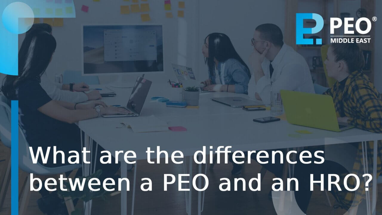 What are the differences between a PEO and an HRO?